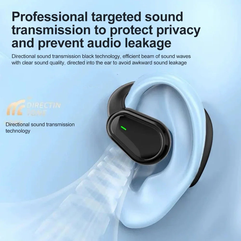 Bluetooth 5.3 Headphones Ear Hook Earphones Wireless Earphones HiFi St ...